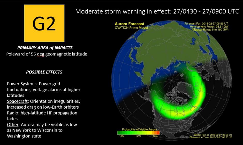 G2 (Moderate) Geomagnetic Storm Warning issued | NOAA / NWS Space ... G2 (Moderate) Geomagnetic Storm Warning issued | NOAA / NWS Space ...